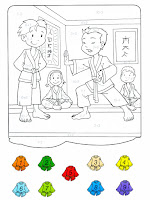 Creionasul cel Istet si prietenii: Adunarea numerelor 0-10 - coloram ...