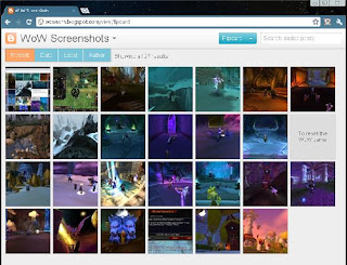 WoW Screenshots: How to set the Dynamic Views in blog?