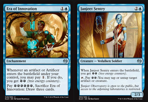 Magic the Gathering Adventures: Kaladesh Set Review: Blue