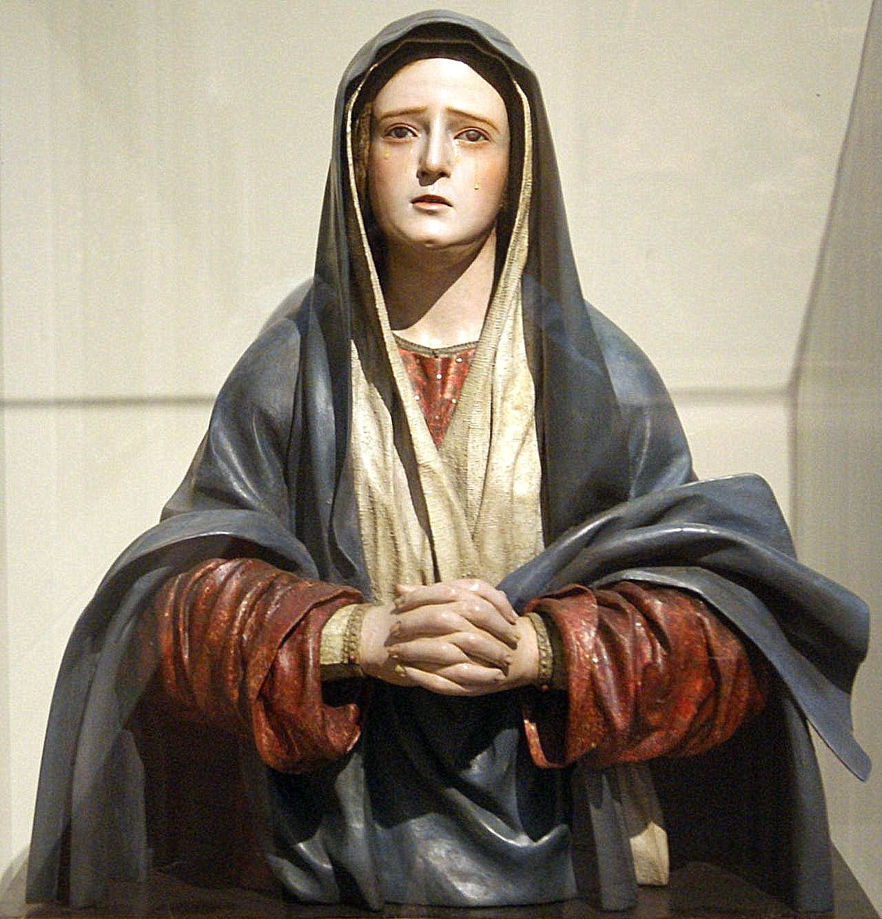 Mythology: 15 Sculptures of Mater Dolorosa, by Pedro de Mena the Bible ...