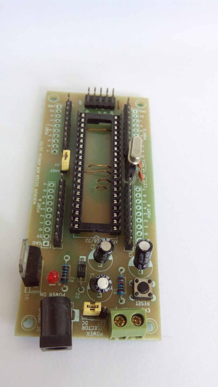 MINIMUM SISTEM ATMEGA 16/32 | Juniorelektronik
