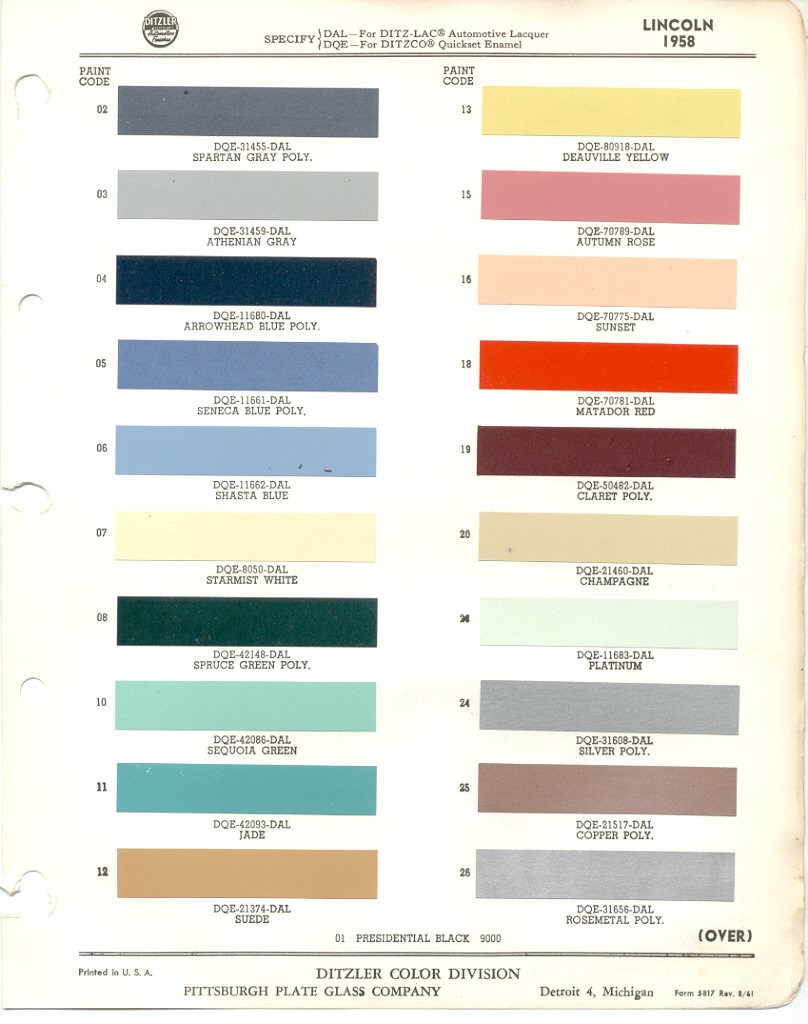 Old Cars Canada: 1958 Lincoln