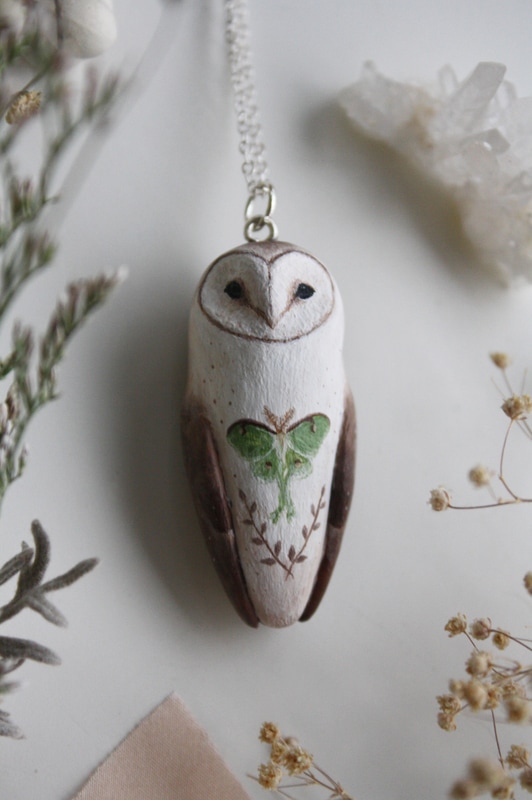 Art Polymer Clay Animal Jewelry by Meadow and Fawn / The Beading Gem