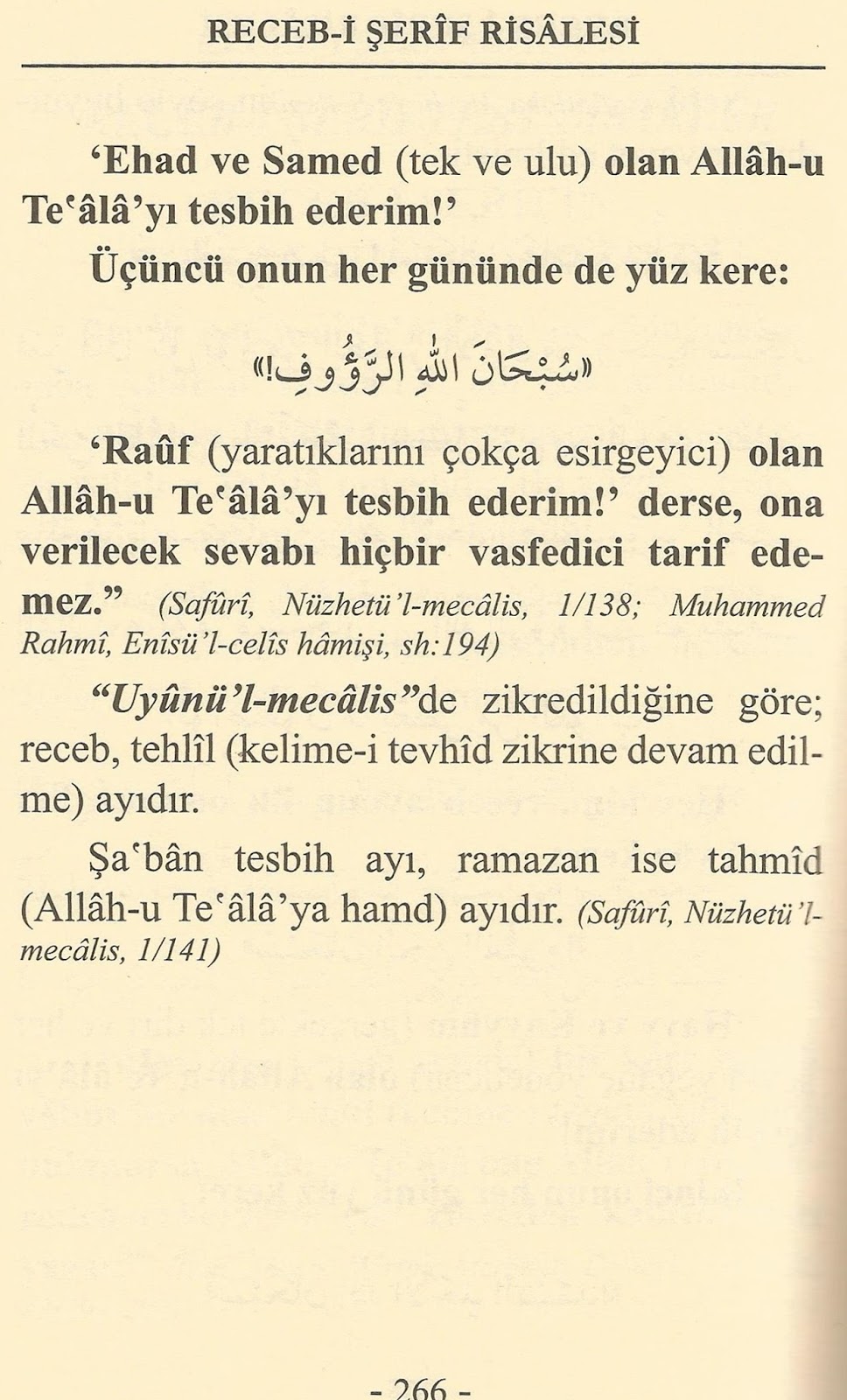 Recebi Şerîfin Her 10 Gününün Zikirleri - Dualar ve Zikirler