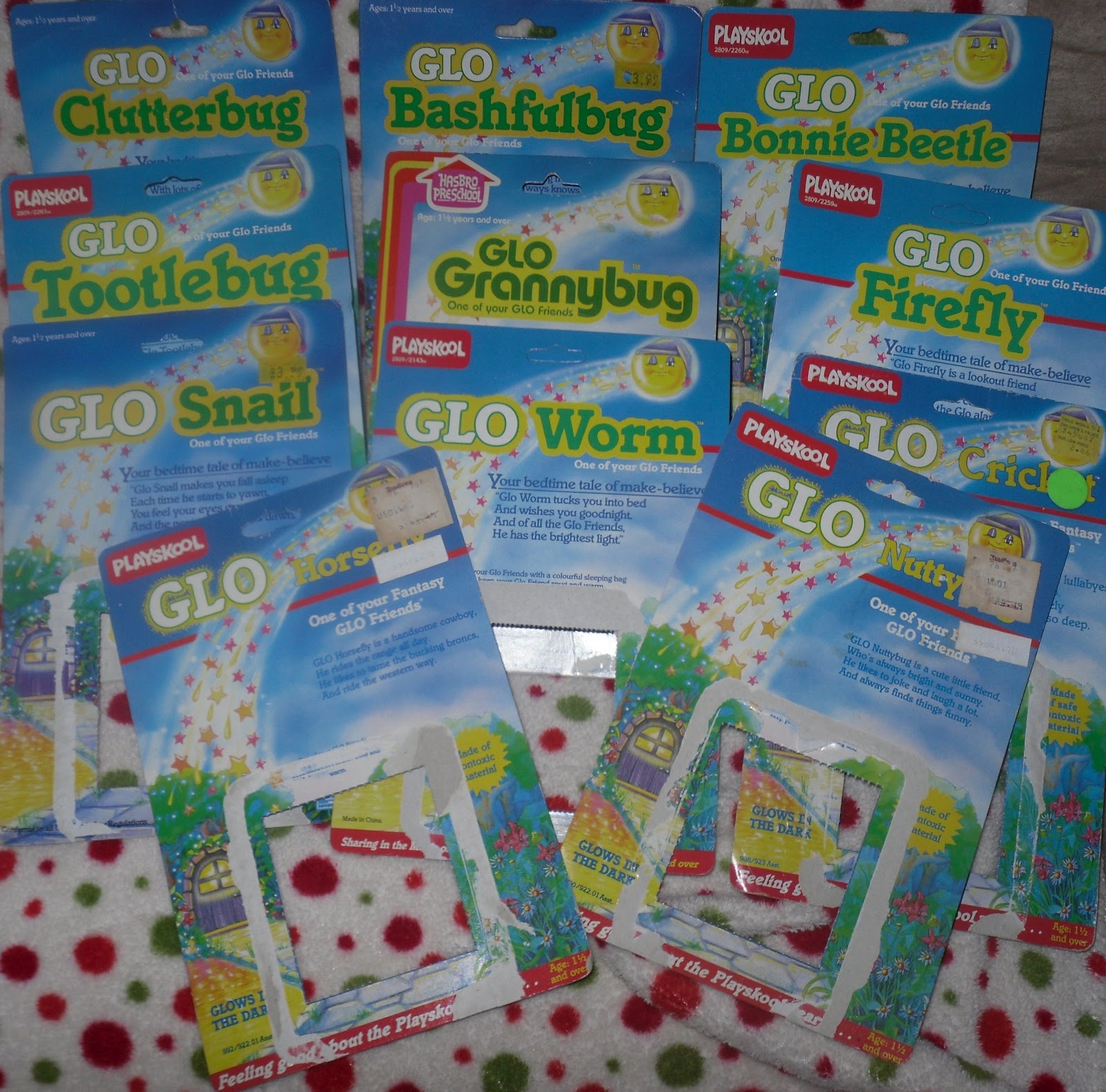 1980s Glo Worm and Glo Friends Toys and Collectibles: FINGER PUPPETS ...