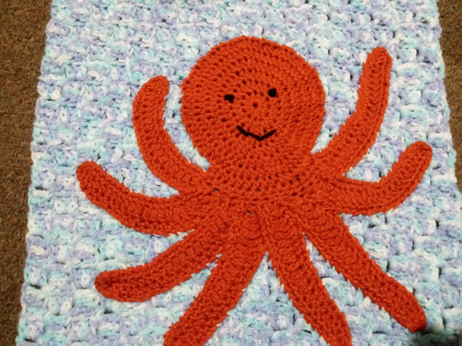 Blooming Lovely: WIP - Crochet - Under The Sea Blanket - Octopus and ...