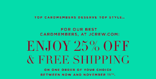 J.Crew Aficionada: J.Crew Cardmembers only: shop the latest with 25% ...