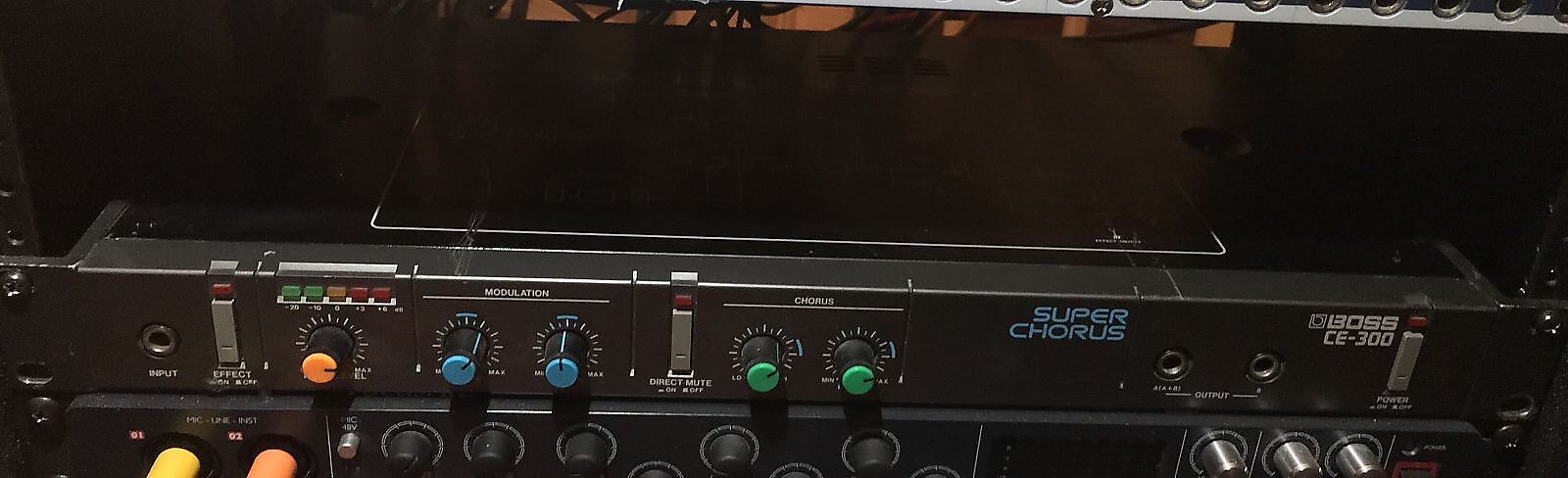 MATRIXSYNTH: Boss CE-300 Super Chorus rack unit W/ rack ears - same as ...