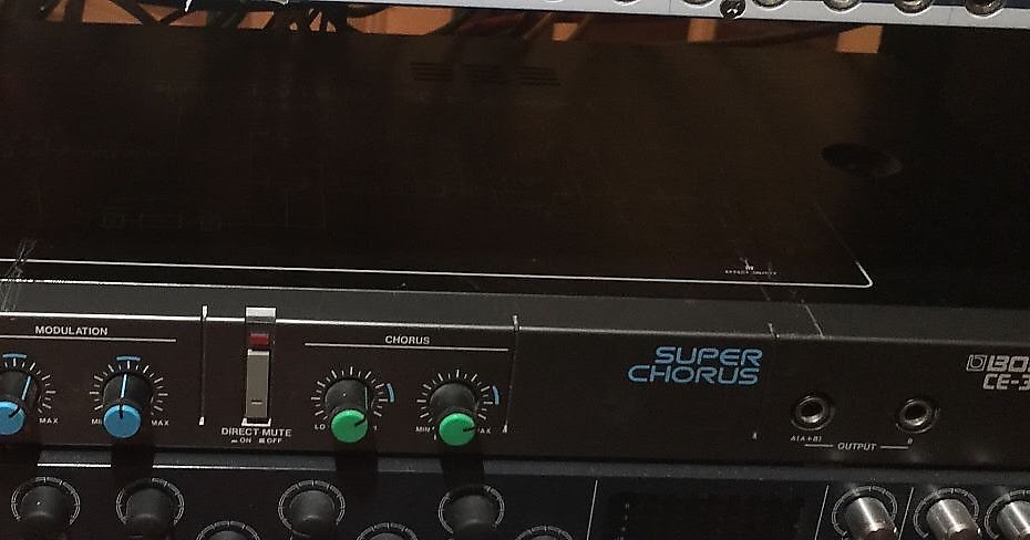 MATRIXSYNTH: Boss CE-300 Super Chorus rack unit W/ rack ears - same as ...