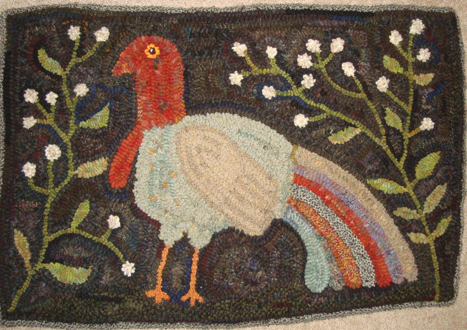 Saundra of Woodland Junction: Hooked Rug Review from 2016