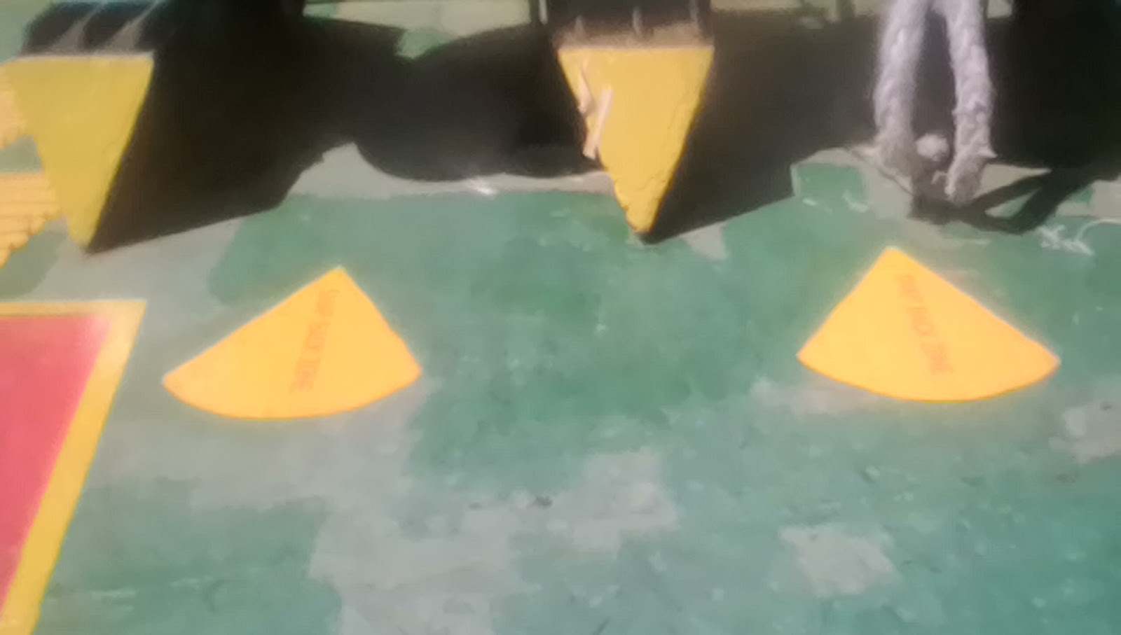 MARKING ROAD LINE, SNAP BACK ZONE, PANAMA HOLD, BOLLARD