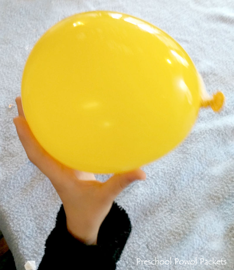 Blow Up A Balloon With Dry Ice Science Experiment | Preschool Powol Packets