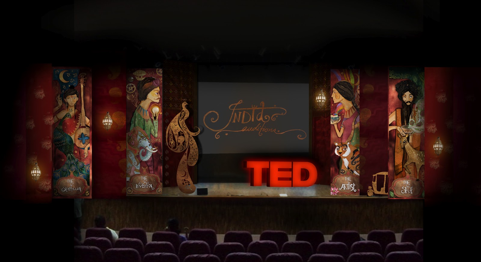 Across the Universe: The TED stage!