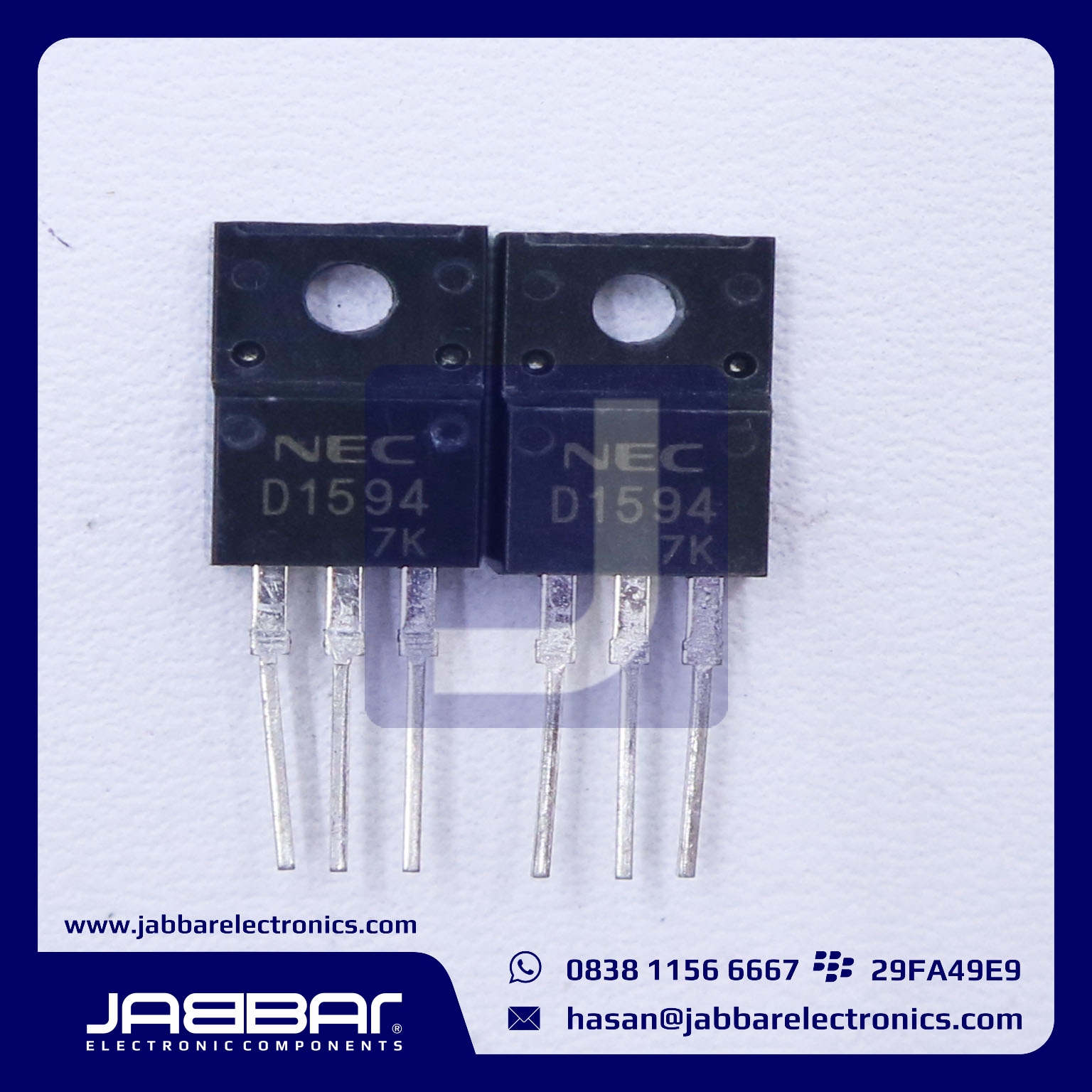 JUAL TRANSISTOR D1594 ~ Pusat Online Komponen Elektronik