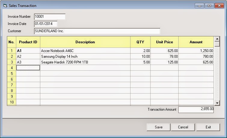 Senatechno ~ Give You Knowledge More Data Input Grid Control For Vb6 Desktop Coding