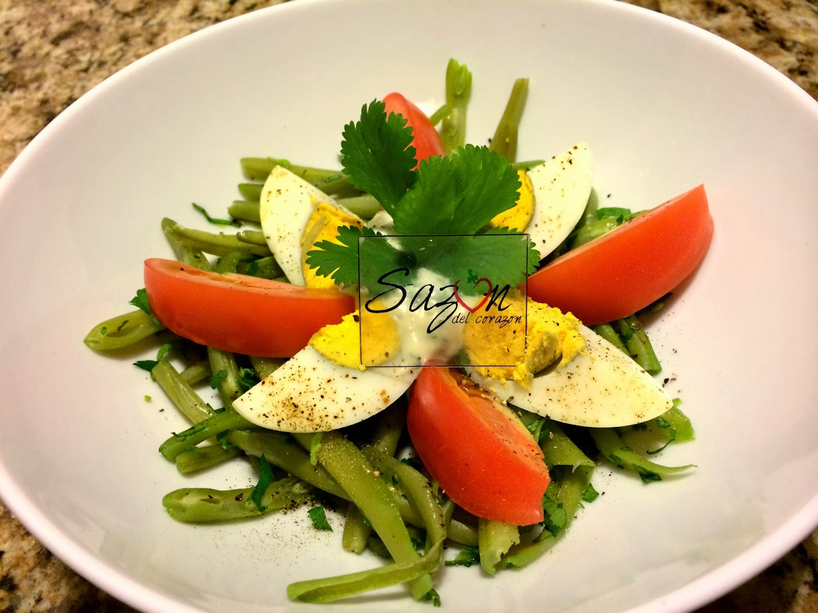 Sazón del corazón: Ensalada de ejotes
