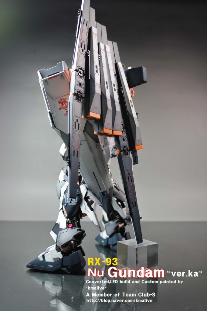 MG 1/100 RX-93 nu Gundam Ver. Ka - Custom Build With Full LED Function