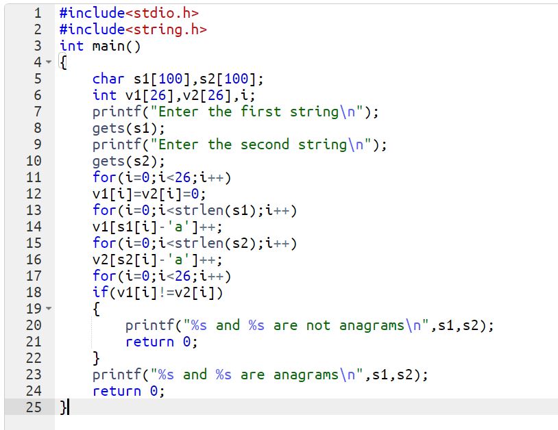 geekclues: 7.Anagrams