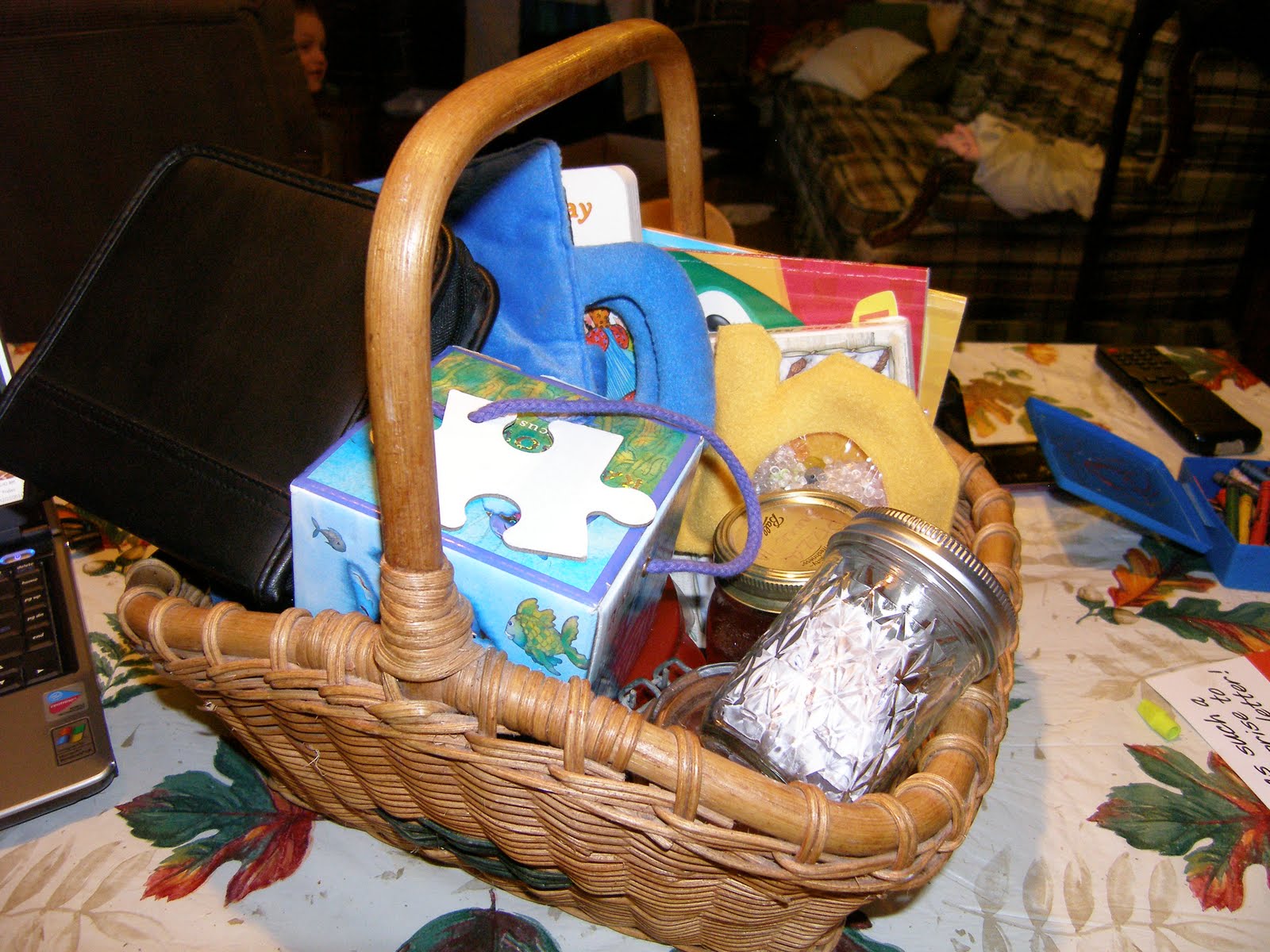 The Things of Life: A calm down basket