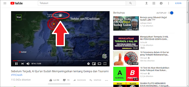 Cara Membuat Tampilan Melayang di Youtube Komputer - Yannech.com
