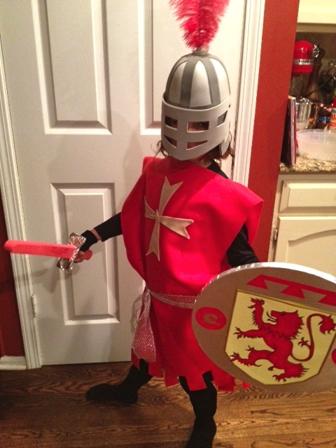 P-ART-Y: Knight in a night: A homemade Knight costume