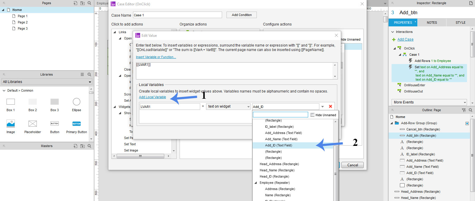 UI/UX Design: Adding New Row to Table