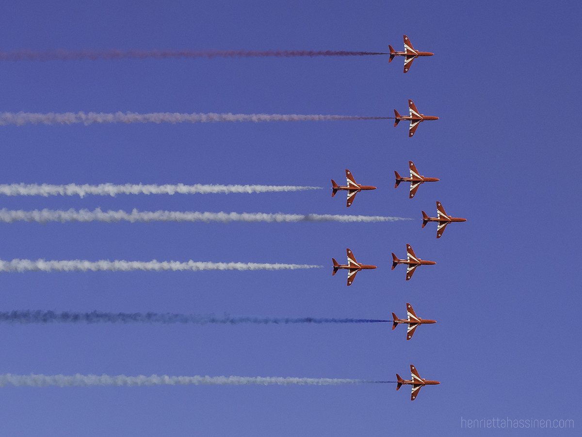 Royal Air Force Aerobatic Team, the Red Arrows