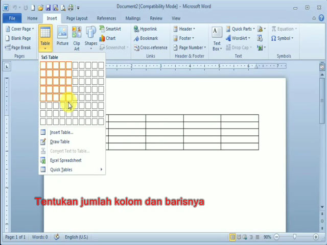 Cara Bikin Dan Design Tabel Di Microsoft Word By Tutorial Xtra - Riset Cara Bikin Dan Design Tabel Di Microsoft Word By Tutorial Xtra - Riset