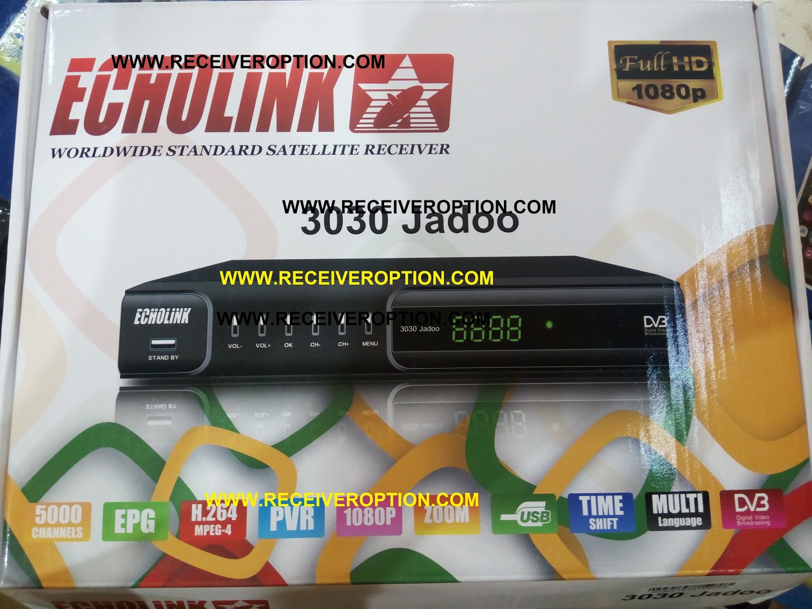 ECHOLINK 3030 JAD00 HD RECEIVER CCCAM OPTION - How To Enter Biss key Power vu key And Cline in ...