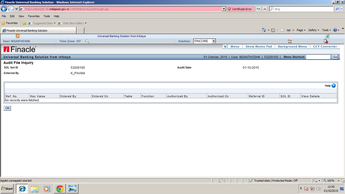 Useful tips for new Finacle users in DOP Finacle - POFINACLEGUIDE