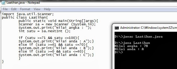 Pembahasan If dan Switch Case pada Java - Kumpulan Tugas Sekolah dan Kuliah