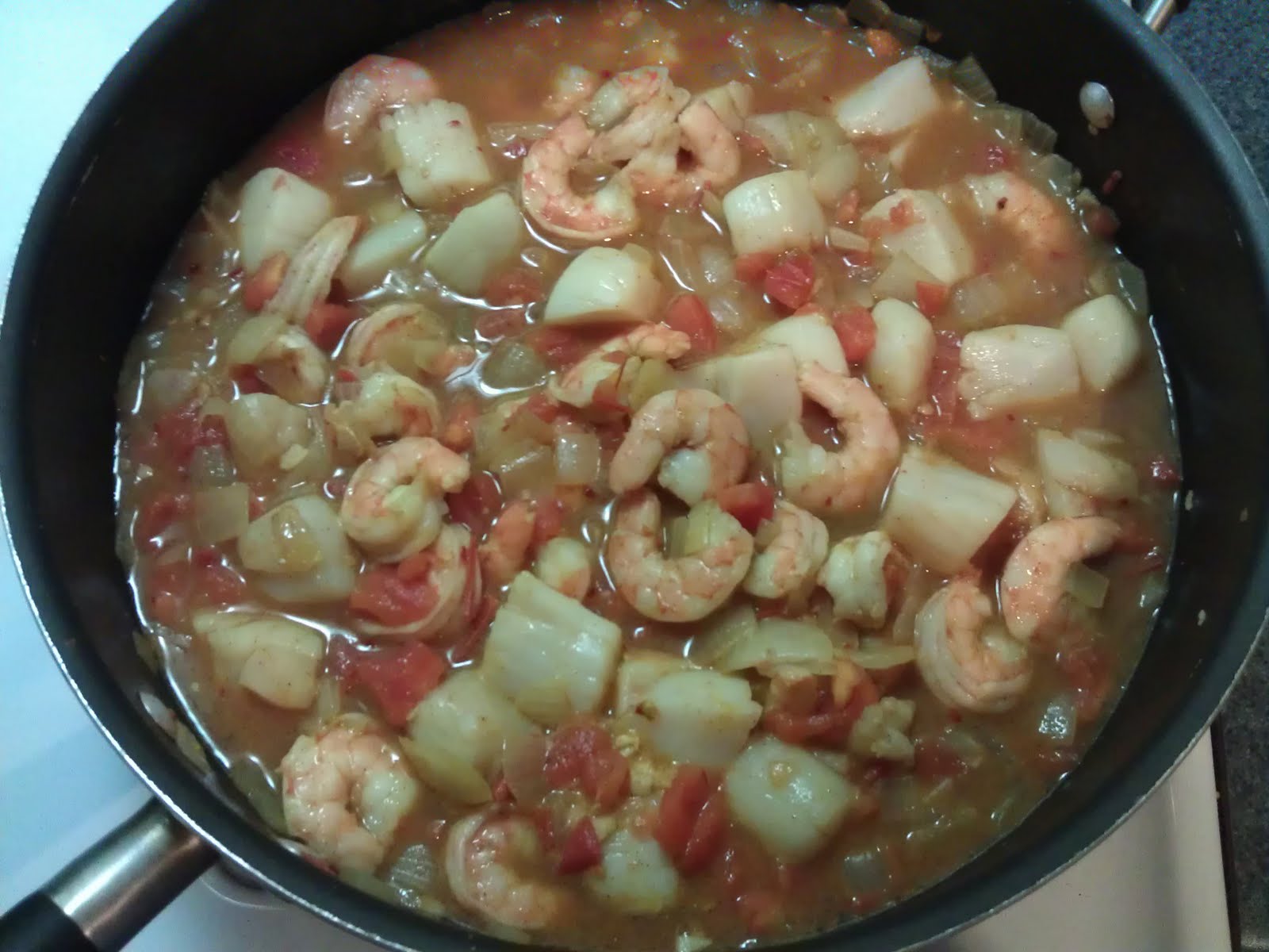Invisible Diner: Shrimp And Scallop Stew