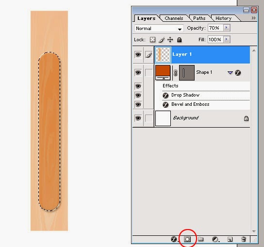 Photoshop tutorials: Use PS to make folding ruler font effect