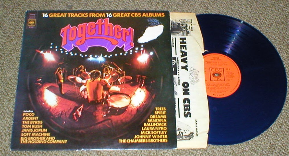 Byrds Items For Sale: Various Artists LP - TOGETHER (Blue Vinyl)