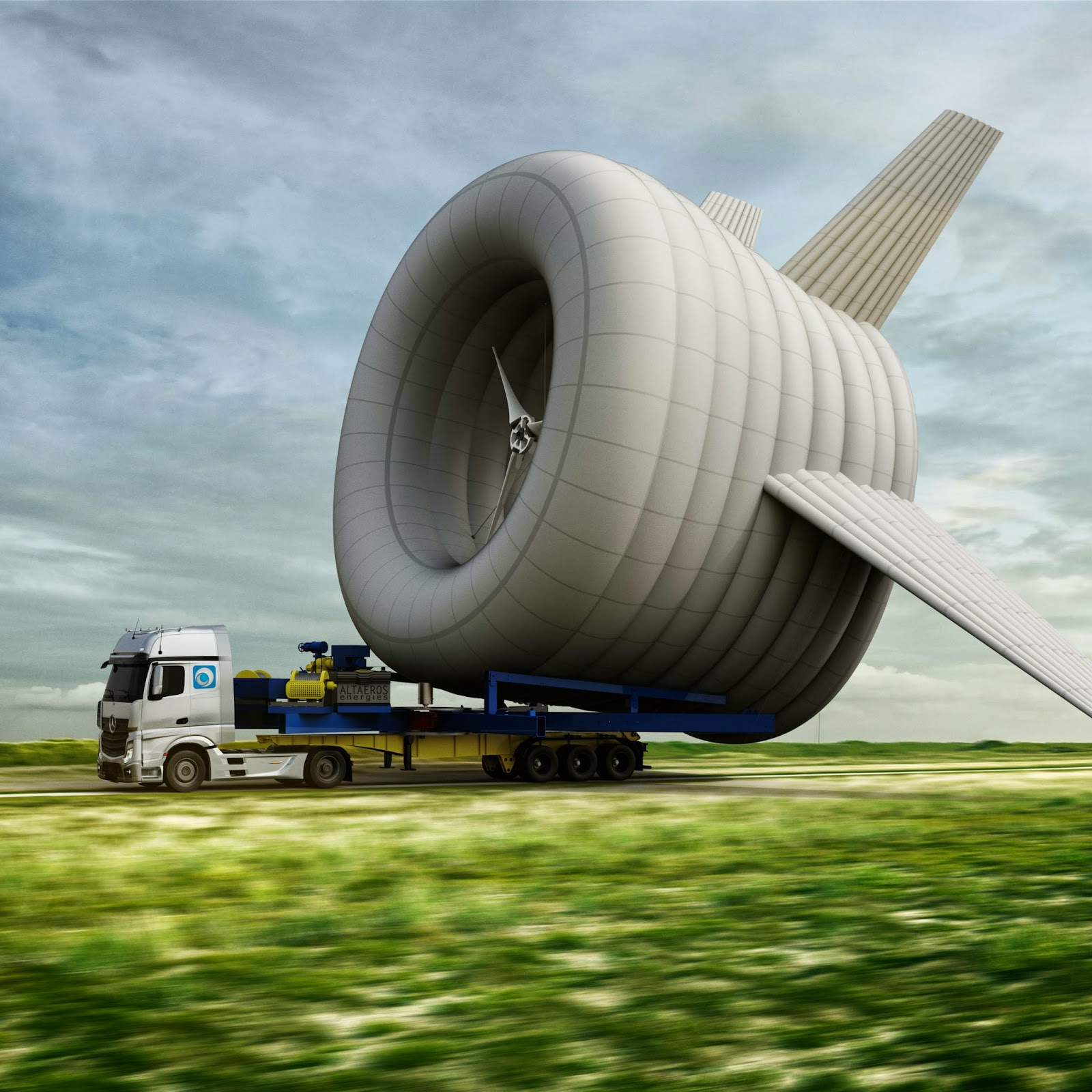 Altaeros BAT, Balão com gás helio promete gerar energia eólica. - info3MAG