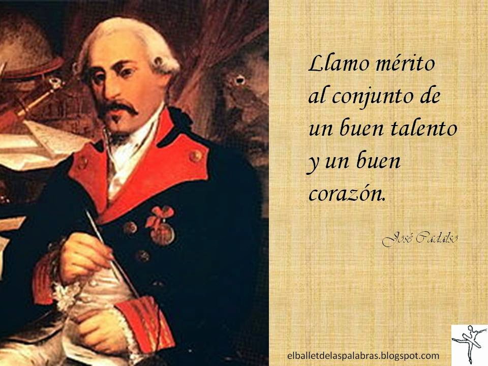 El ballet de las palabras: el blog cultural.: CITA DEL DÍA: JOSÉ CADALSO