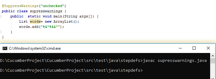 Keep Learning: @SuppressWarnings annotation in java
