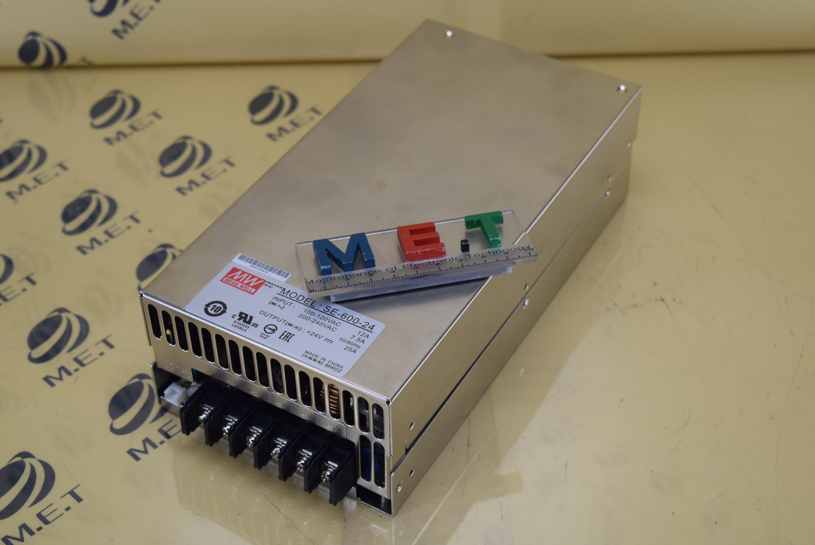 M.E.T Co.,ltd ☏+82-42-934-8257: [POWER SUPPLY] MEAN WELL SE-600-24 ...