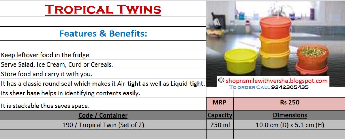 Tupperware Product Details: Tupperware Lunch Box Details