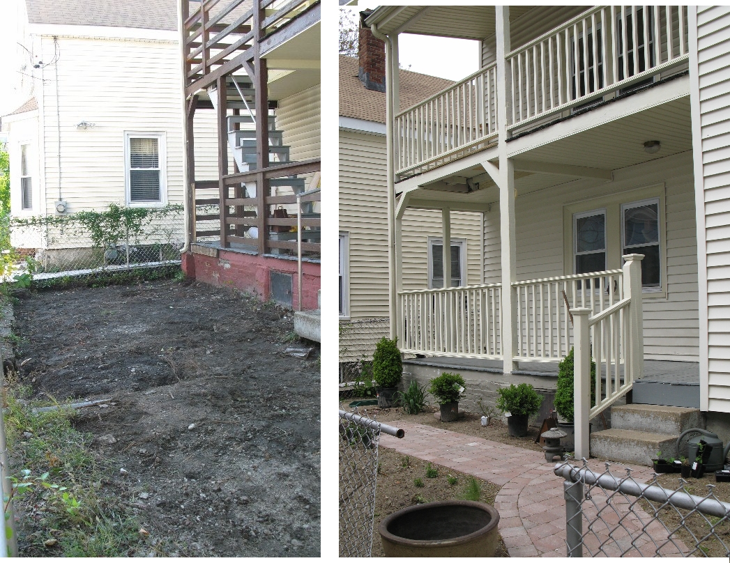 An Urban Cottage: Back Porches