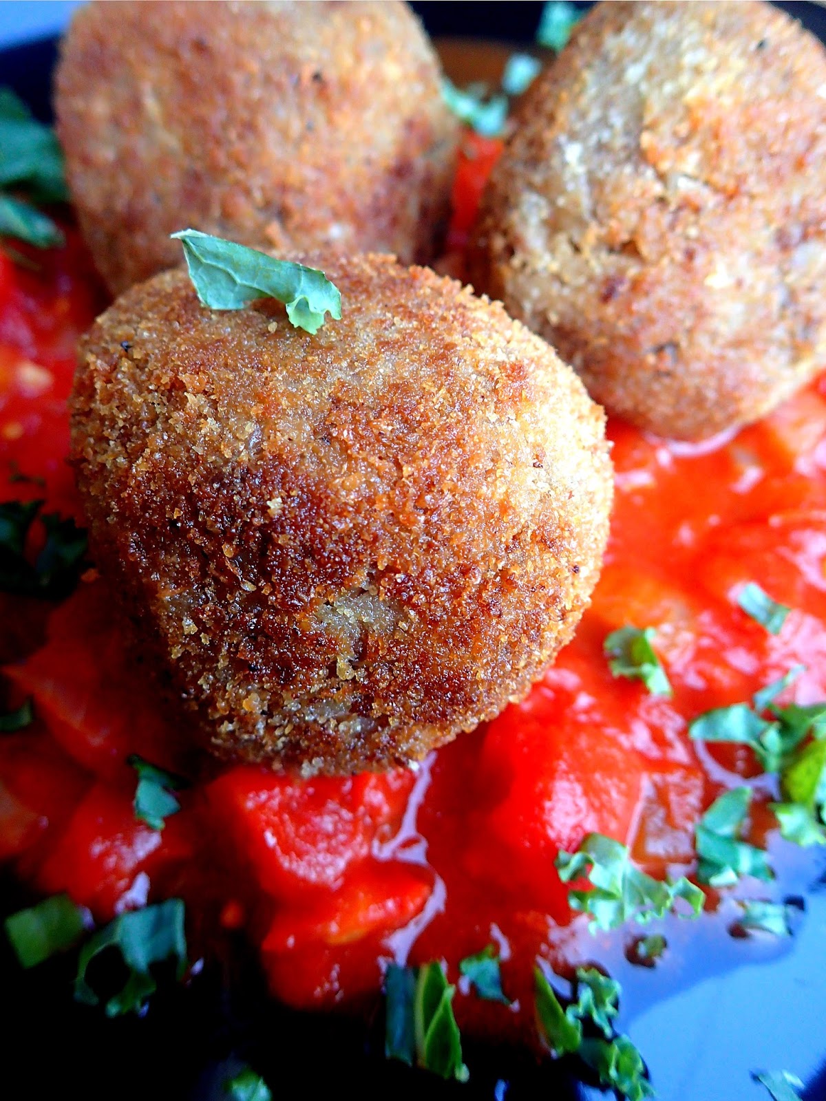 HEALTHY YORKSHIRE: Arancini made from buckwheat with spicy tomato sauce ...