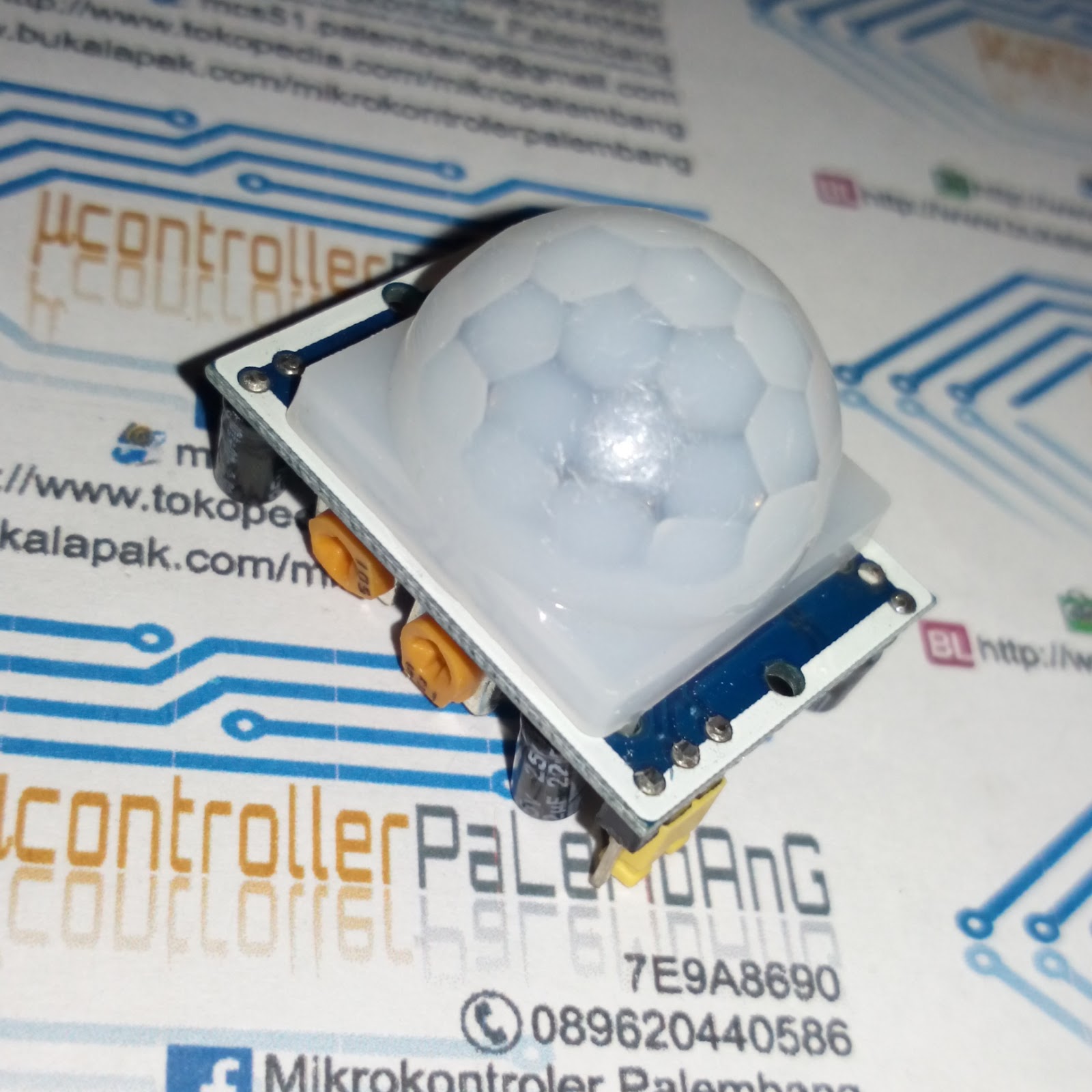 Mikrokontroler Palembang: HC-SR501 PIR (Passive InfraRed) Motion Sensor ...