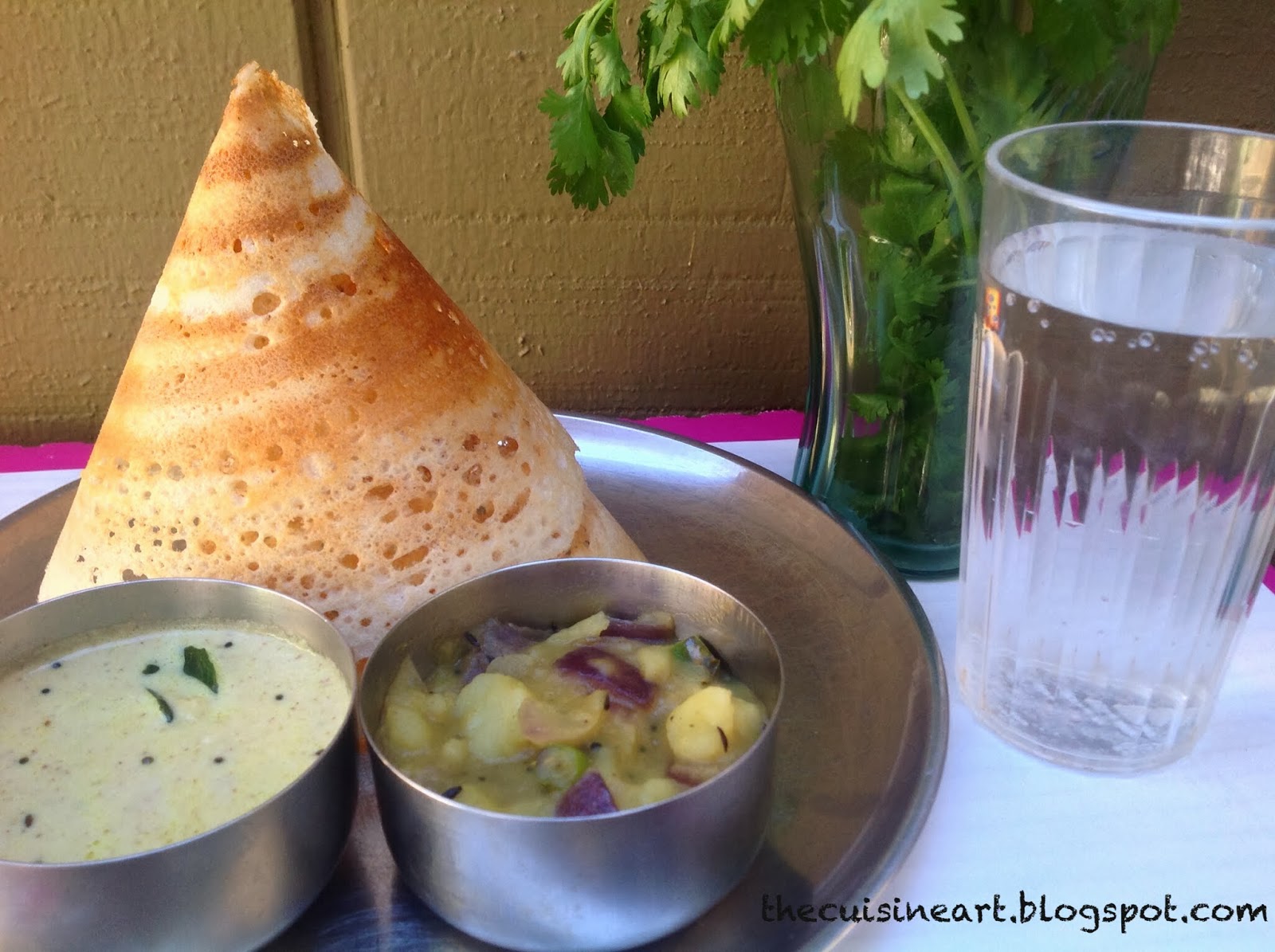 the cuisine art: Paper dosa