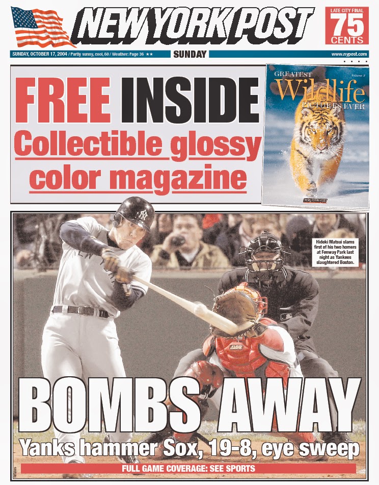 the joy of sox: Ten Years After: 2004 ALCS 3: Yankees 19, Red Sox 8