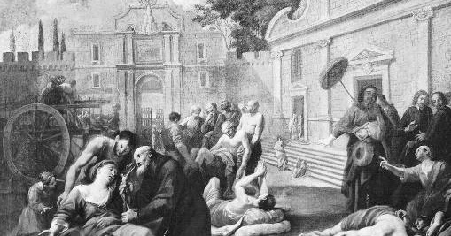 History Map England: 1348 The Black Death arrived in England