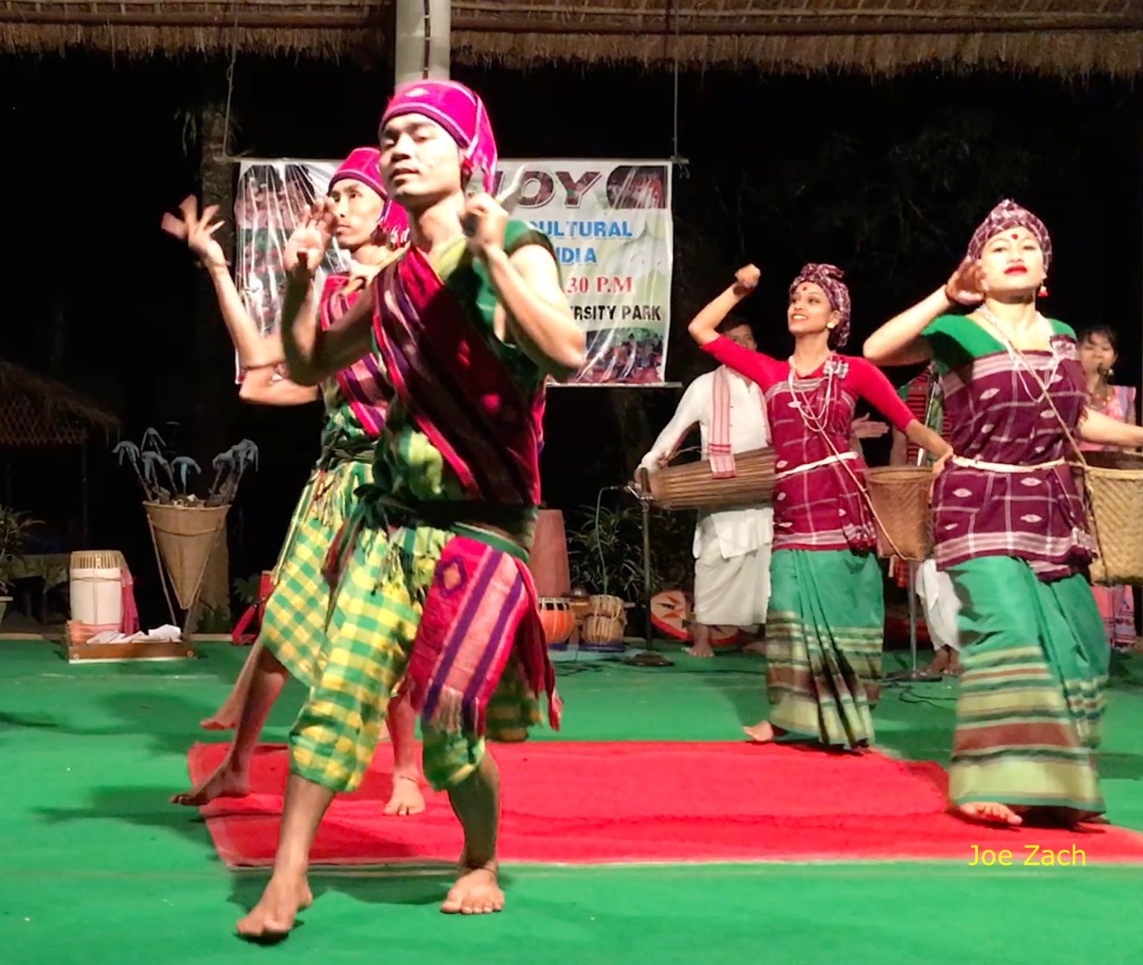 encounter with a super star: Folk dance of Assam