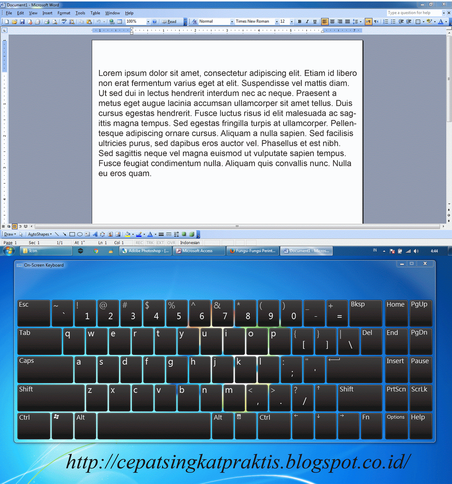 Cara Cepat Membuat Tebal Teks Menggunakan Keyboard | Cara Cepat Singkat ...