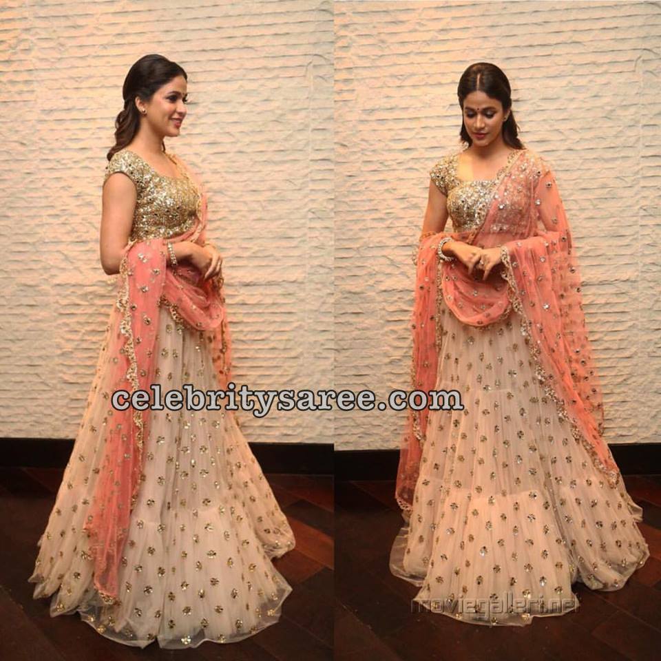 Celebrities in Ashwini Reddy Lehengas - Saree Blouse Patterns