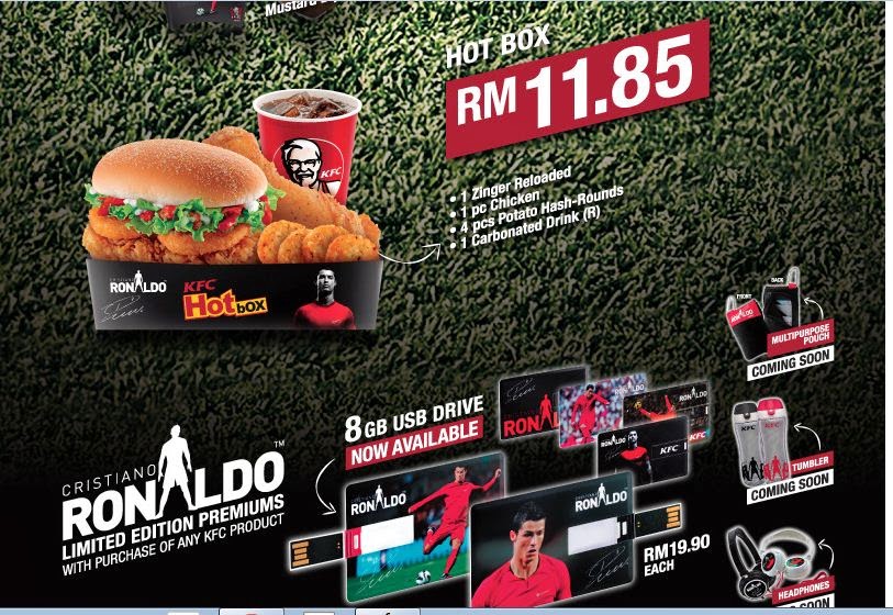 Eat at KFC Malaysia with Christiano Ronaldo | Unitedmy