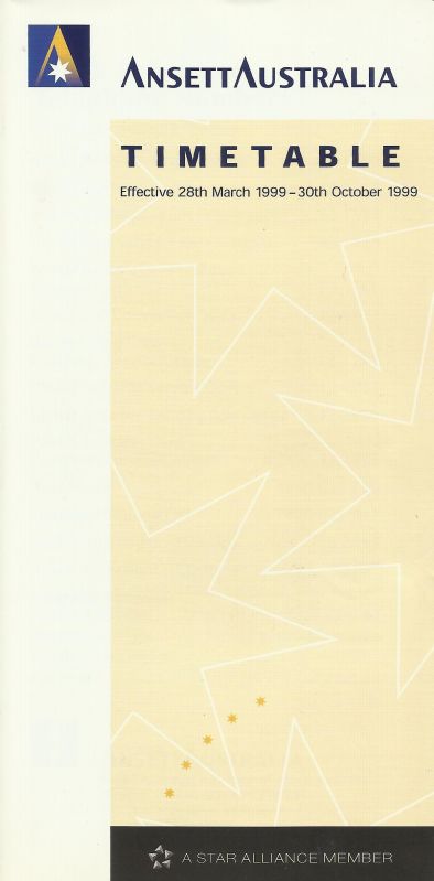 Airline memorabilia: Ansett Australia (1999)